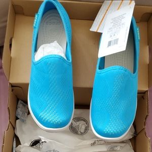CROCS | Shoes | Teal Colored Slip On Womens Crocs | Poshmark